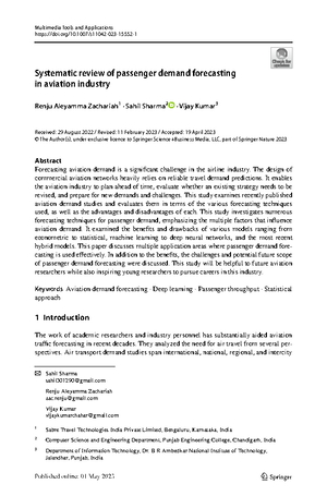 [Solved] Explain the fundamental differences between demand forecasting ...