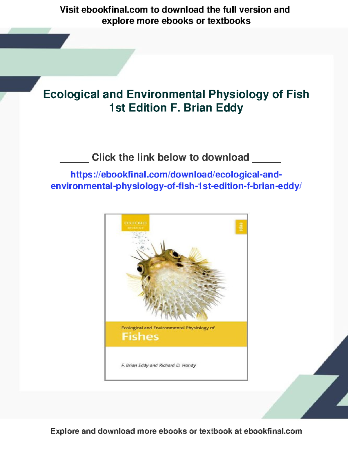 Ecological and Environmental Physiology of Fishes: 1st Edition Insights ...