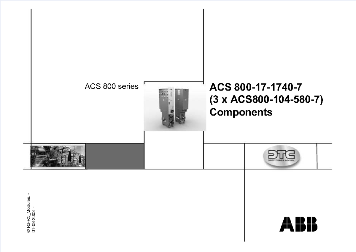 ACS 800 Series: R8i Internal Connection Diagrams and Components - Studocu