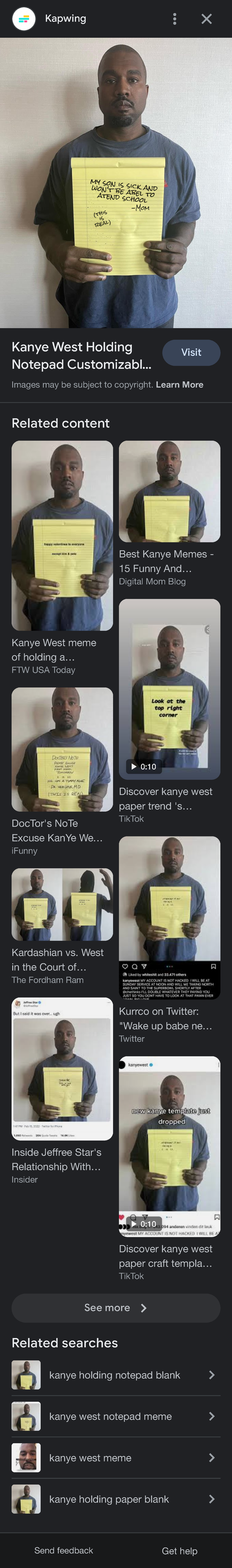 Kanye West Notepad Meme Analysis and Related Searches Insights - Studocu