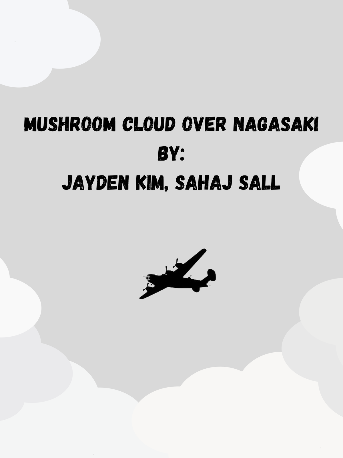 The photo Mush - Hoogdyik - Mushroom Cloud Over Nagasaki By: Jayden Kim ...