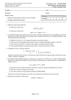 Guia 10 - Guía. - Guia 10 Matem ́atica Aplicada II (MAT002-A) Semana 21 ...