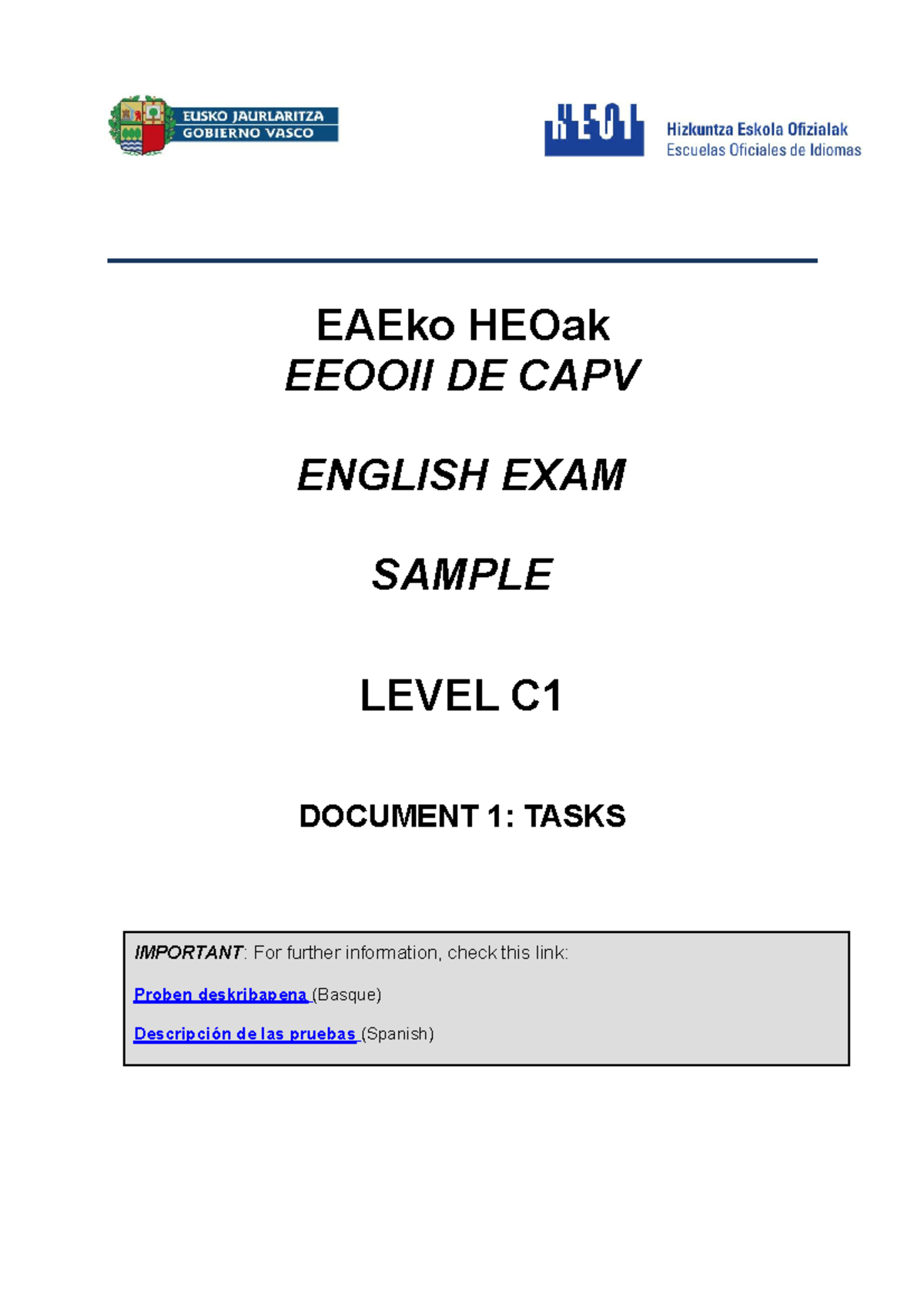C1 Tasks - English Exam Review and Analysis - Studocu