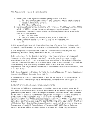 Policy Advocacy Project Part B - 1 Policy Advocacy Project: Part B ...