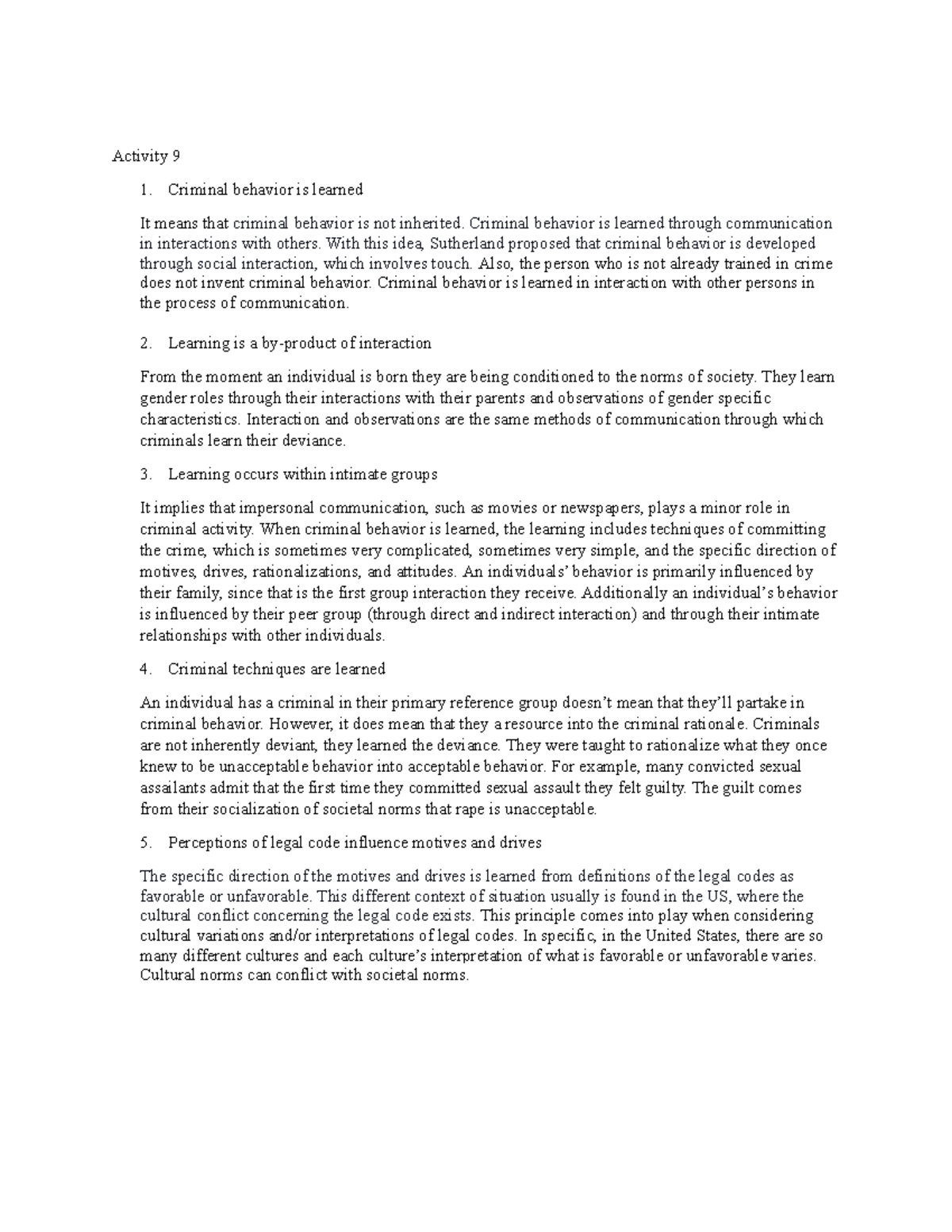 Activity 9 done activities to be done and submit it to the school ...