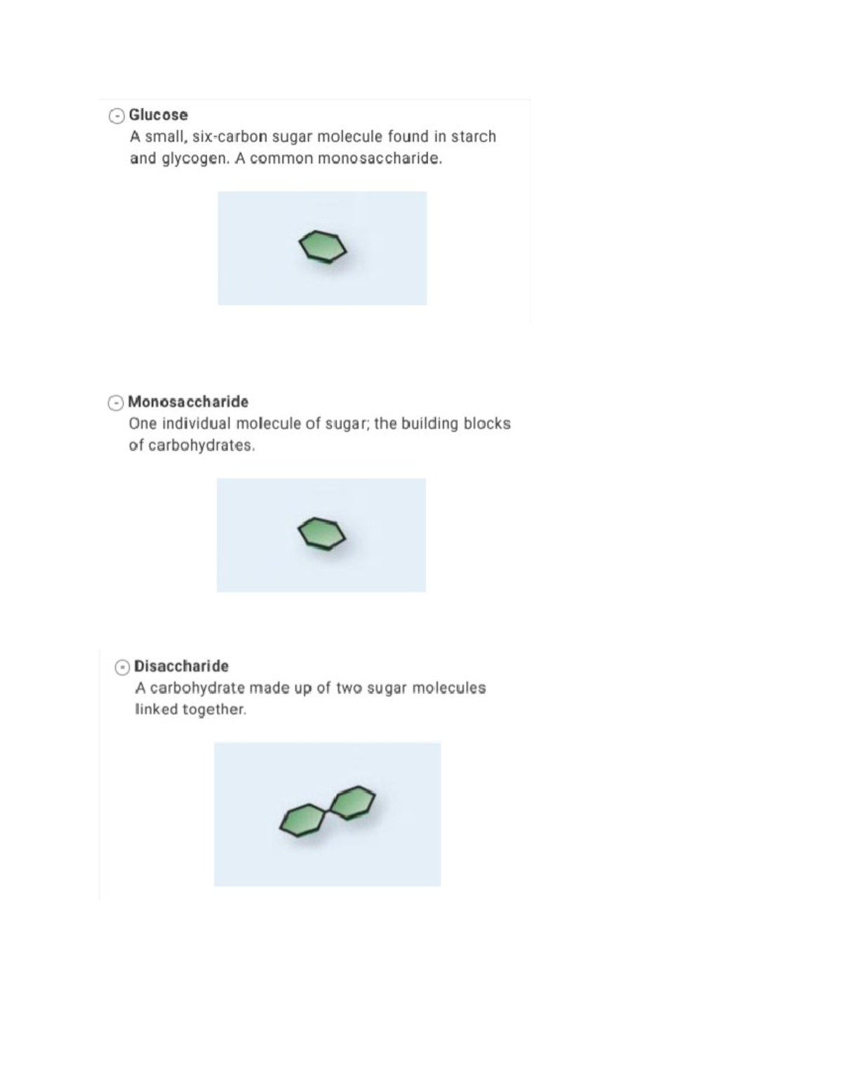 Biology- Lab 4 - I created this - BIOL 1406 - Glucose A small, sugar ...