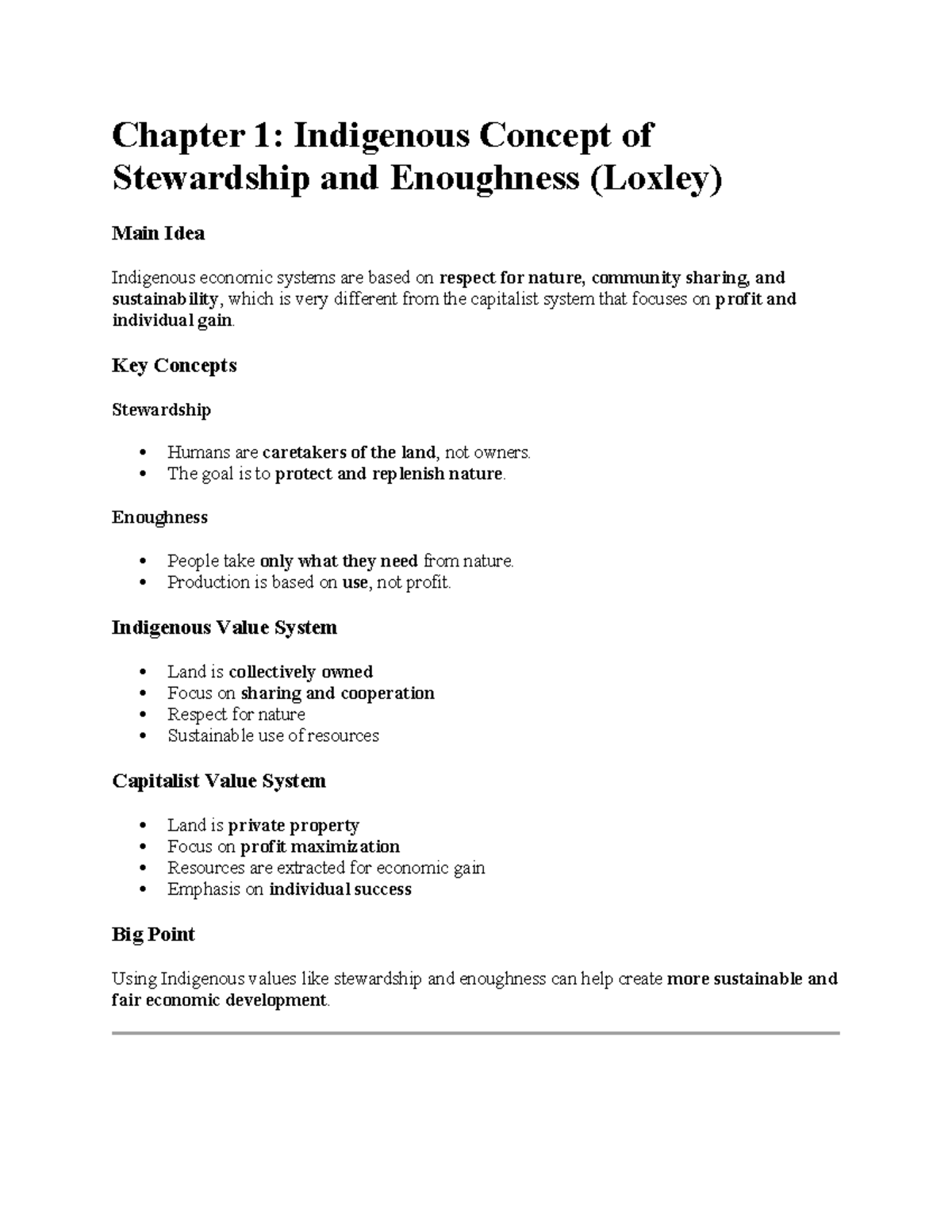 Econ 2350 - Quick Notes on Indigenous Stewardship & CED Strategies ...