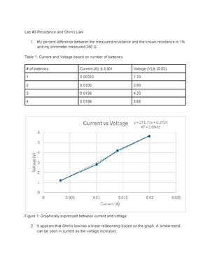Lab 1 - Coulombs Law - i want it quick - OBJECTIVES Develop a simple ...