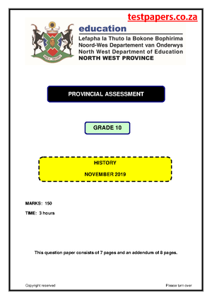 Electric circuits test: Grade 10, total marks 32, time 50 min - Studocu