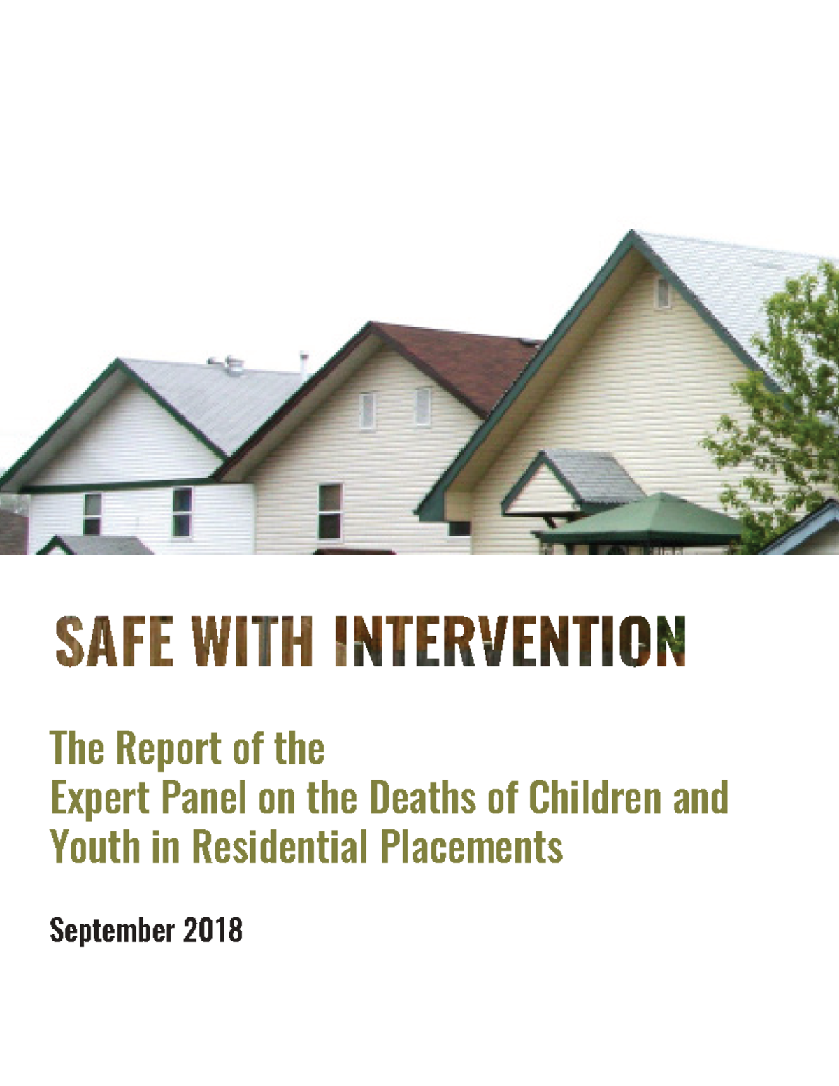 Expert Panel Report on Deaths of Children in Residential Care: Findings ...