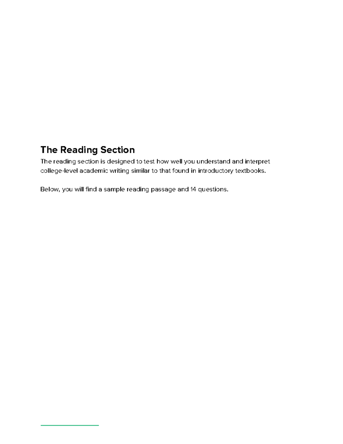 EPT TASK 310524 - English Proficiency Test: Reading & Listening ...