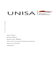 DVA1502 - Unisa - community development - Studocu
