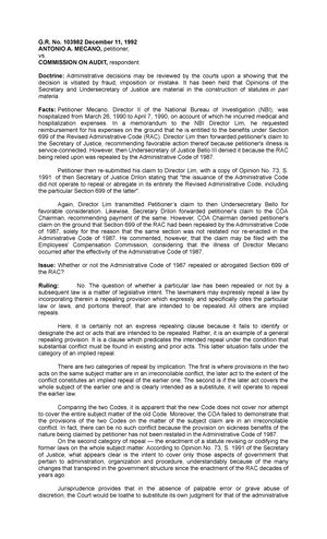 March 31, 2025 Online - Notes - What is the cause of an onerous ...