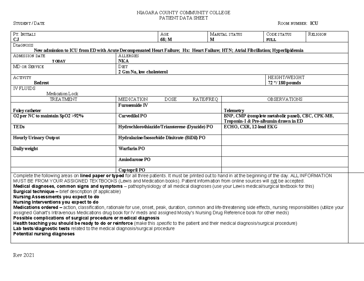 CJ Data Sheet 2021 (1) - Sim lab - NIAGARA COUNTY COMMUNITY COLLEGE ...