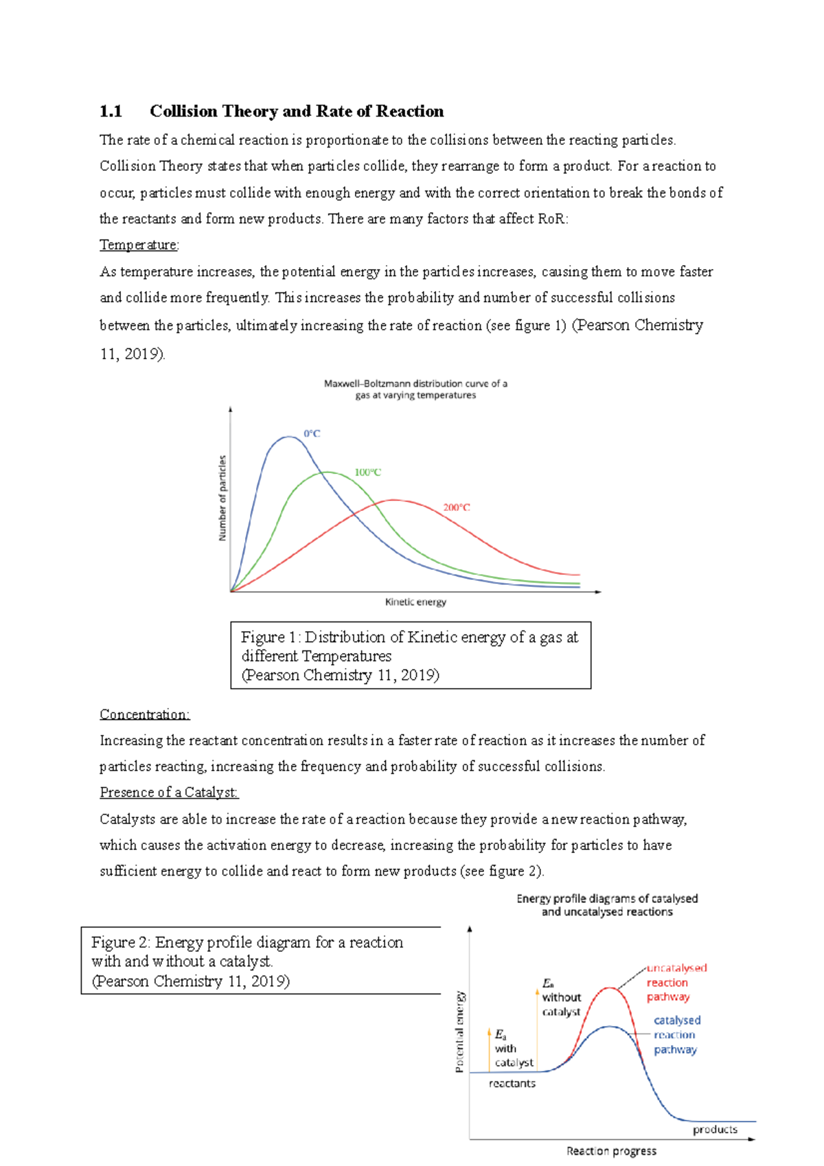 Chem 101 - Collision Theory, Rate of Reaction & Equilibrium Concepts ...