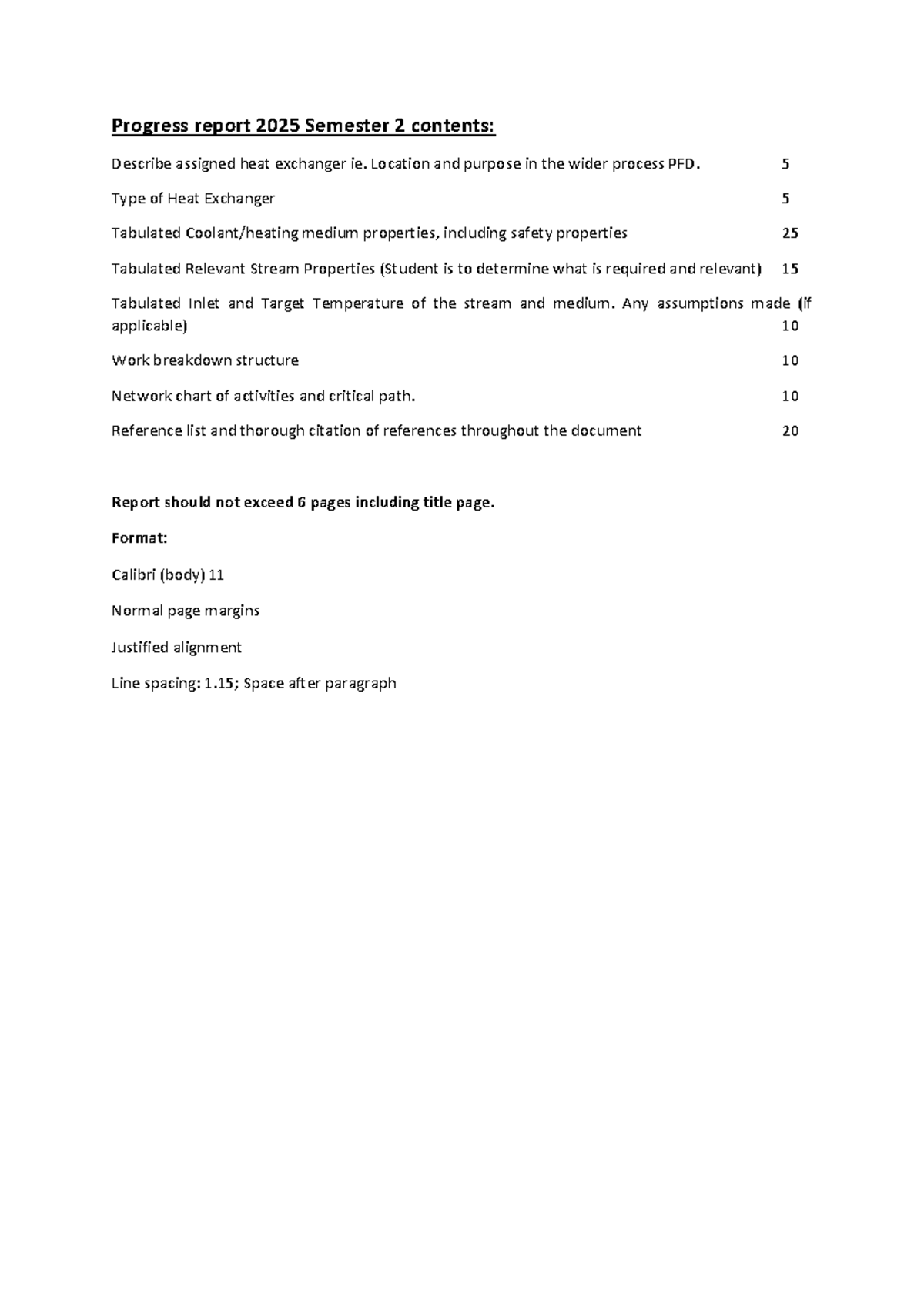 Heat Exchanger Progress Report 2025 S2: Analysis & Findings - Studocu