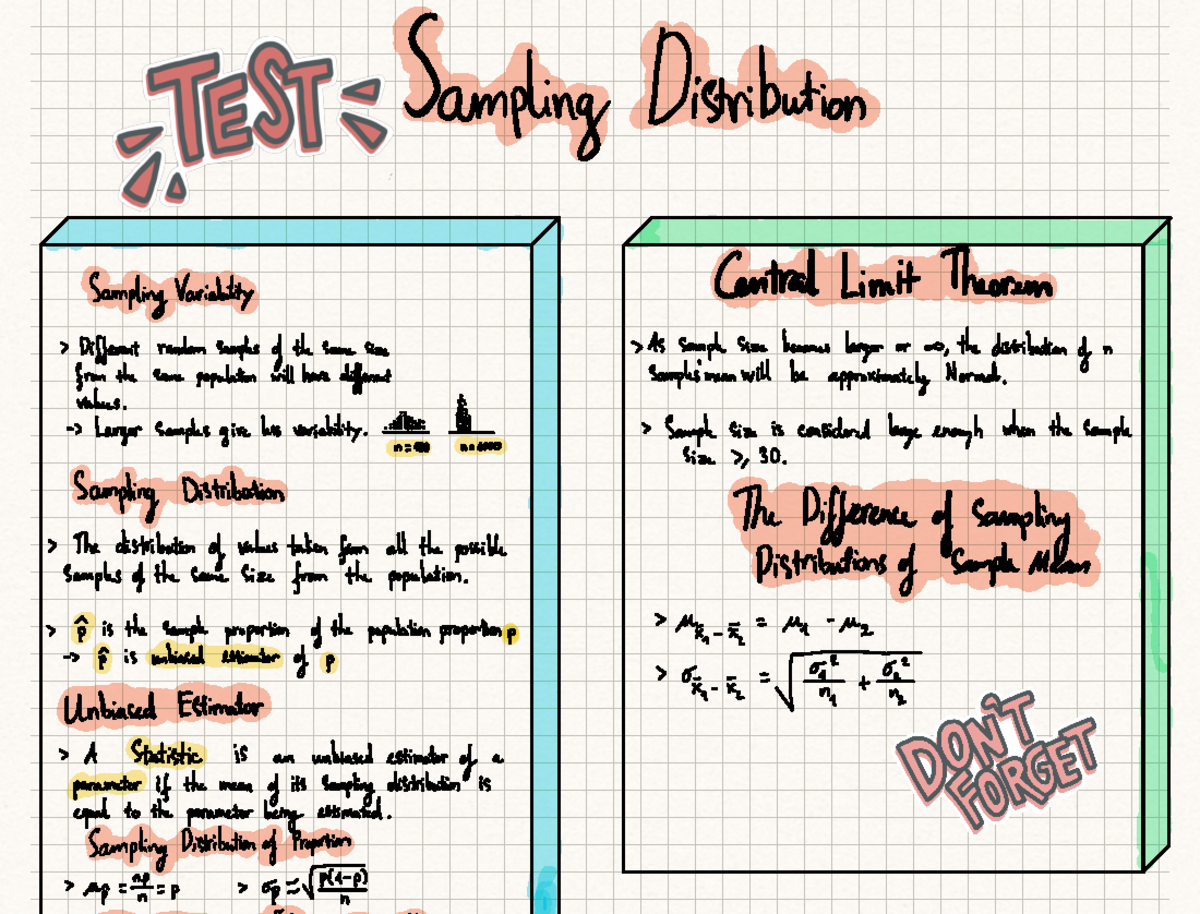 Chapter 7 Sampling Distribution - Sampling Distribution Central Limit Theorem ...
