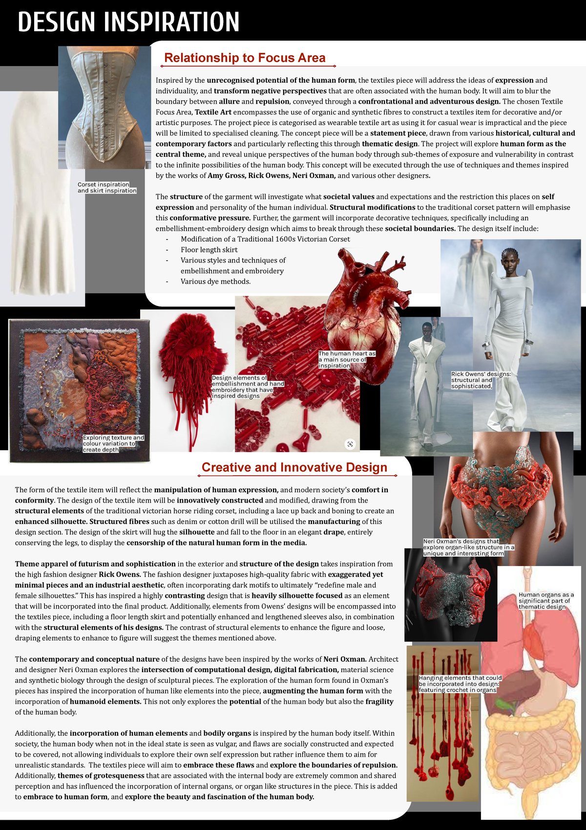 Textiles Project - Portfolio Major Work 2: Design Inspirations and ...