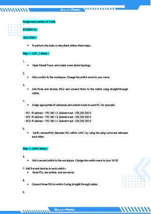 Sample Paper CS206-updated - Sample Paper FINALTERM EXAMINATION Fall 2022 CS206 - Introduction ...