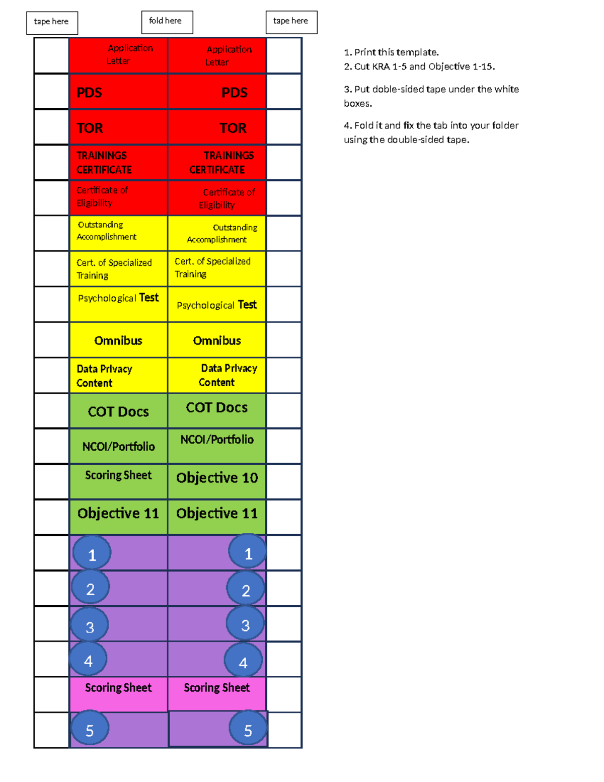 PMES Repository Folder Tabs - Usability and Application Guide - Studocu