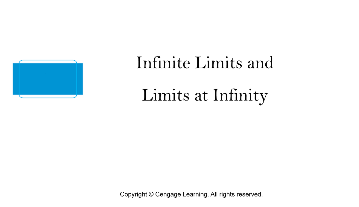 Understanding Infinite Limits and Vertical Asymptotes in Calculus - Studocu