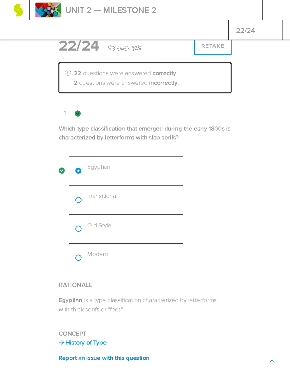Sophia ART101 Unit 2 Milestone 2 Study Guide - Studocu