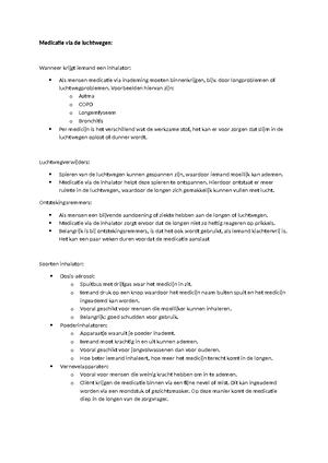 Medicatie via de slijmvliezen - Medicatie via de slijmvliezen: Neus ...