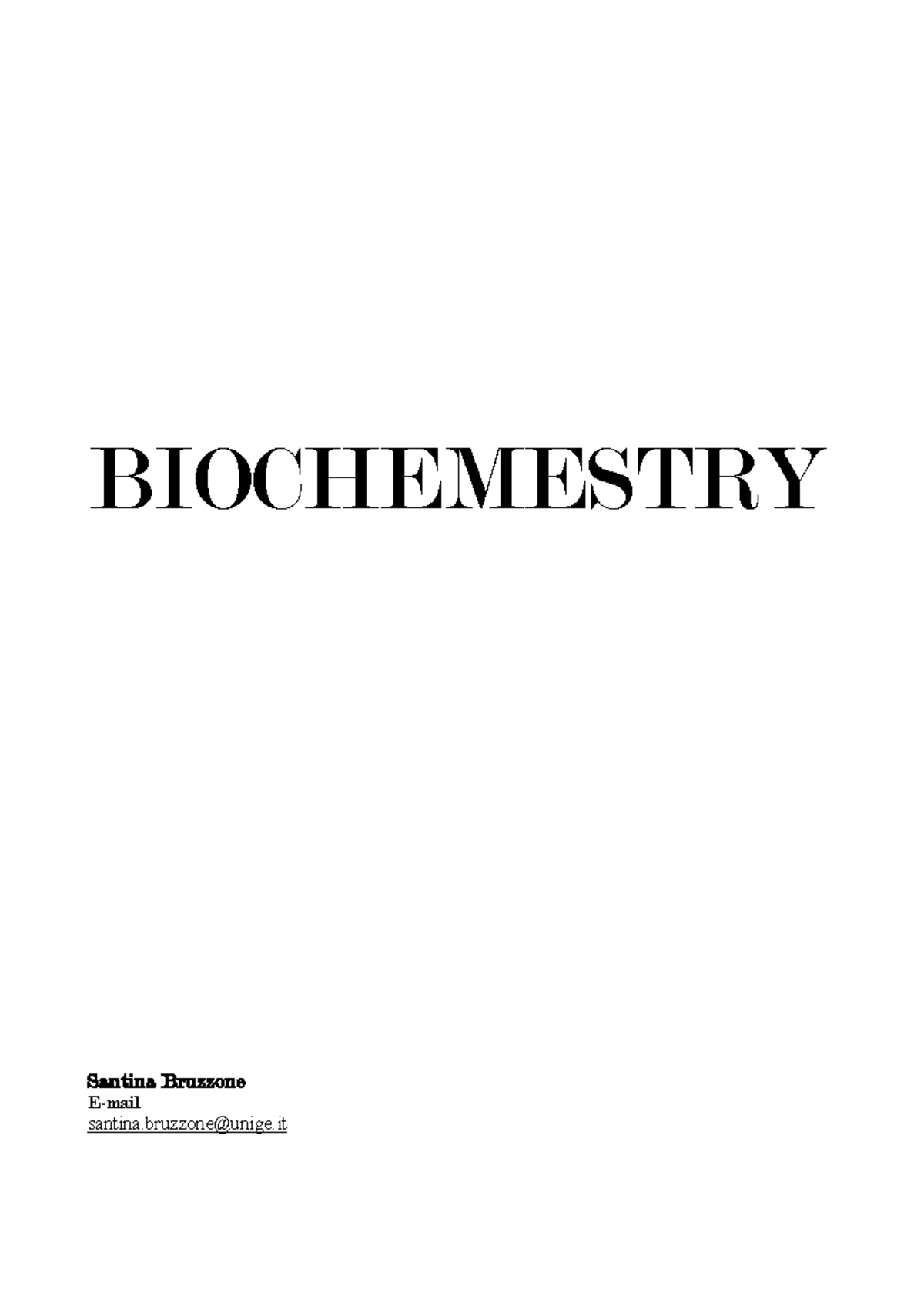 BIOCHEM 101: Amino Acids & Protein Structure Overview - Studocu