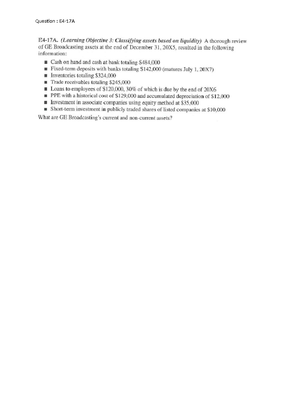 Chapter 4 (E4-17A) - Classifying GE Broadcasting Assets by Liquidity ...