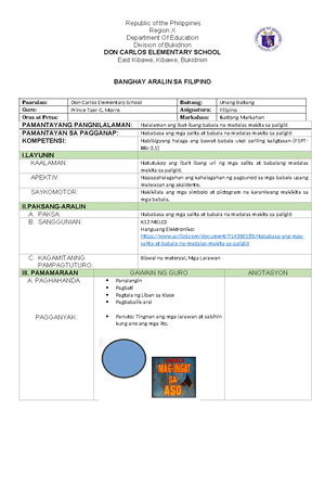 Lesson Plan for English 2: Understanding Demonstrative Pronouns - Studocu