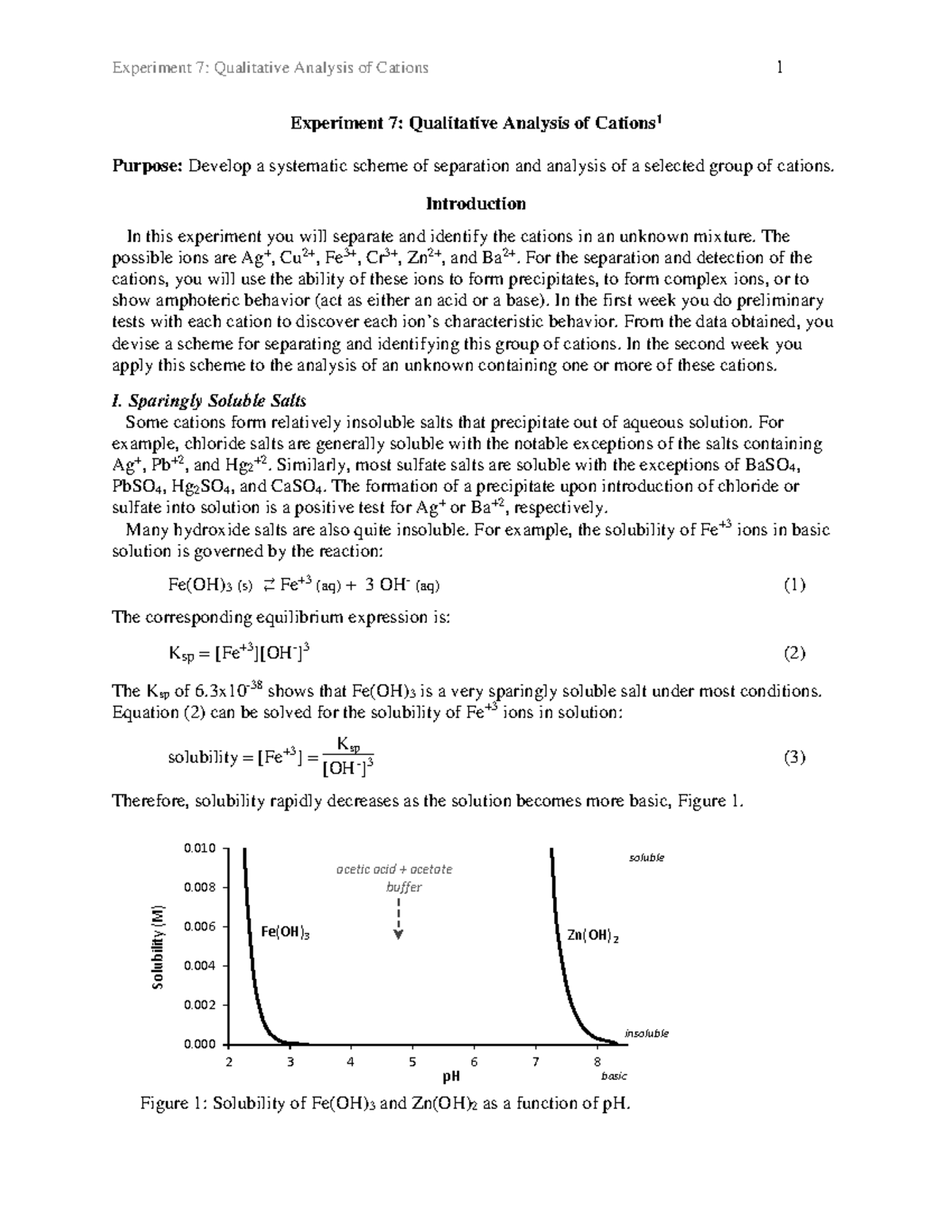 Qualitative Analysis of Cations: Scheme & Separation Techniques - Studocu