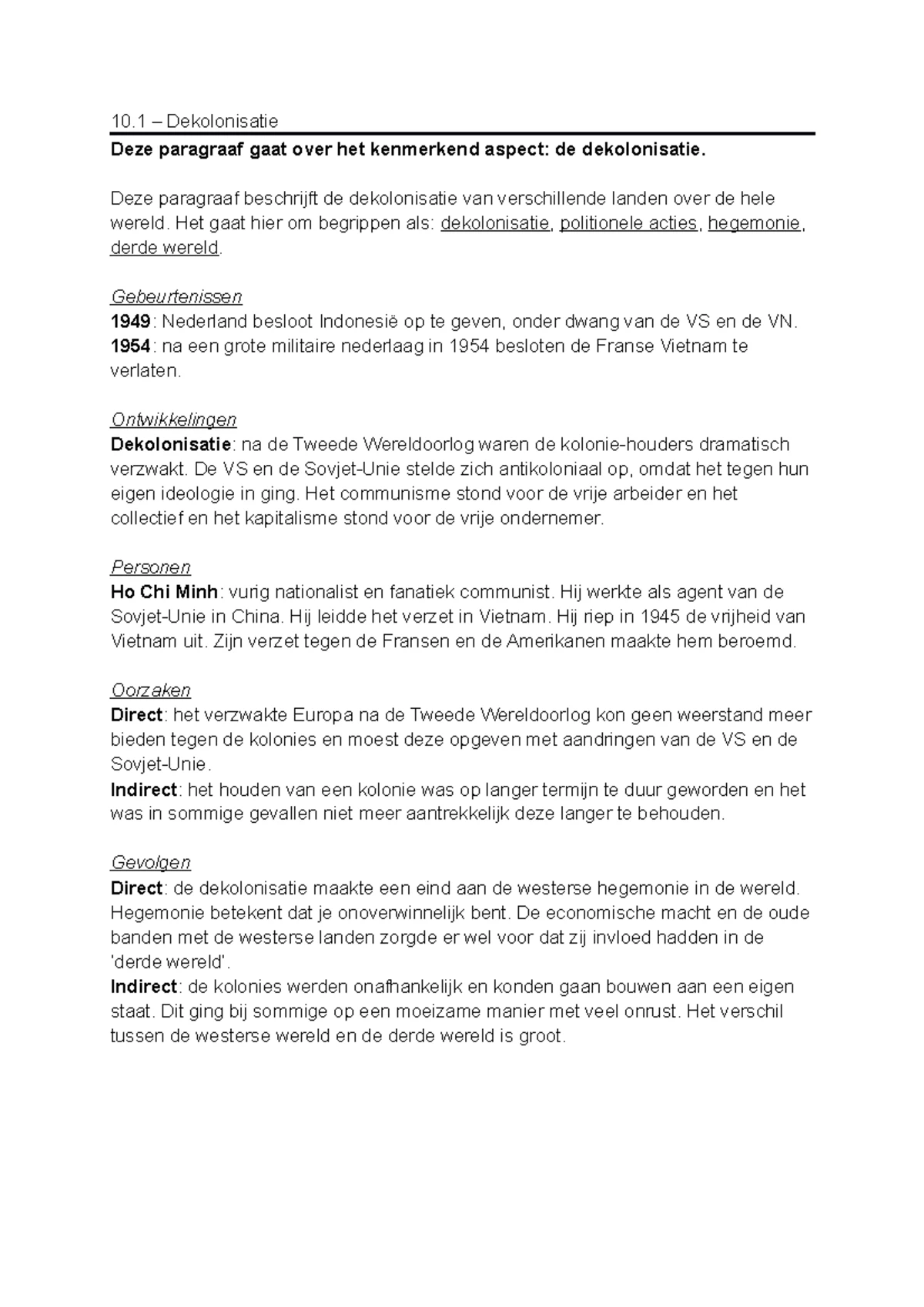 Samenvatting Moderne Tijd Geschiedenis Vwo 5: Belangrijke Kenmerken en ...