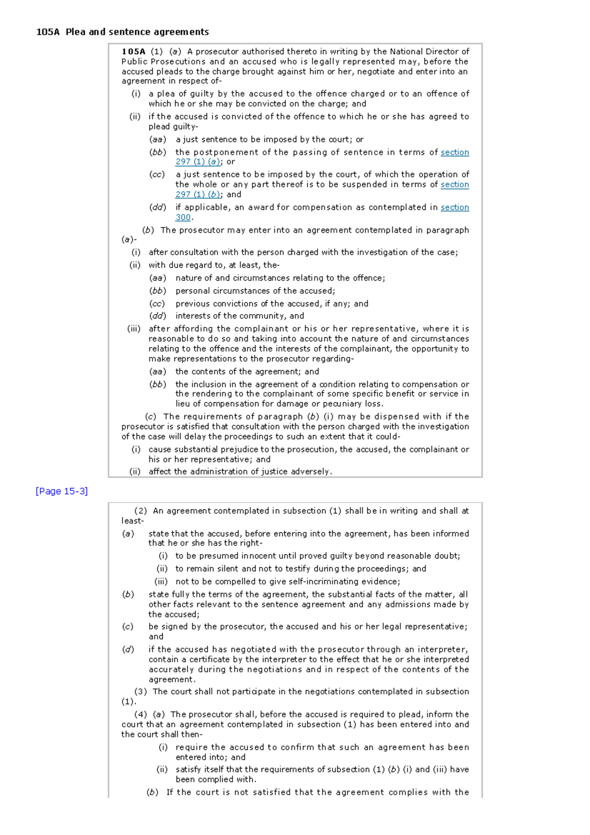 105A Plea and Sentence Agreements: Guidelines and Procedures - Studocu