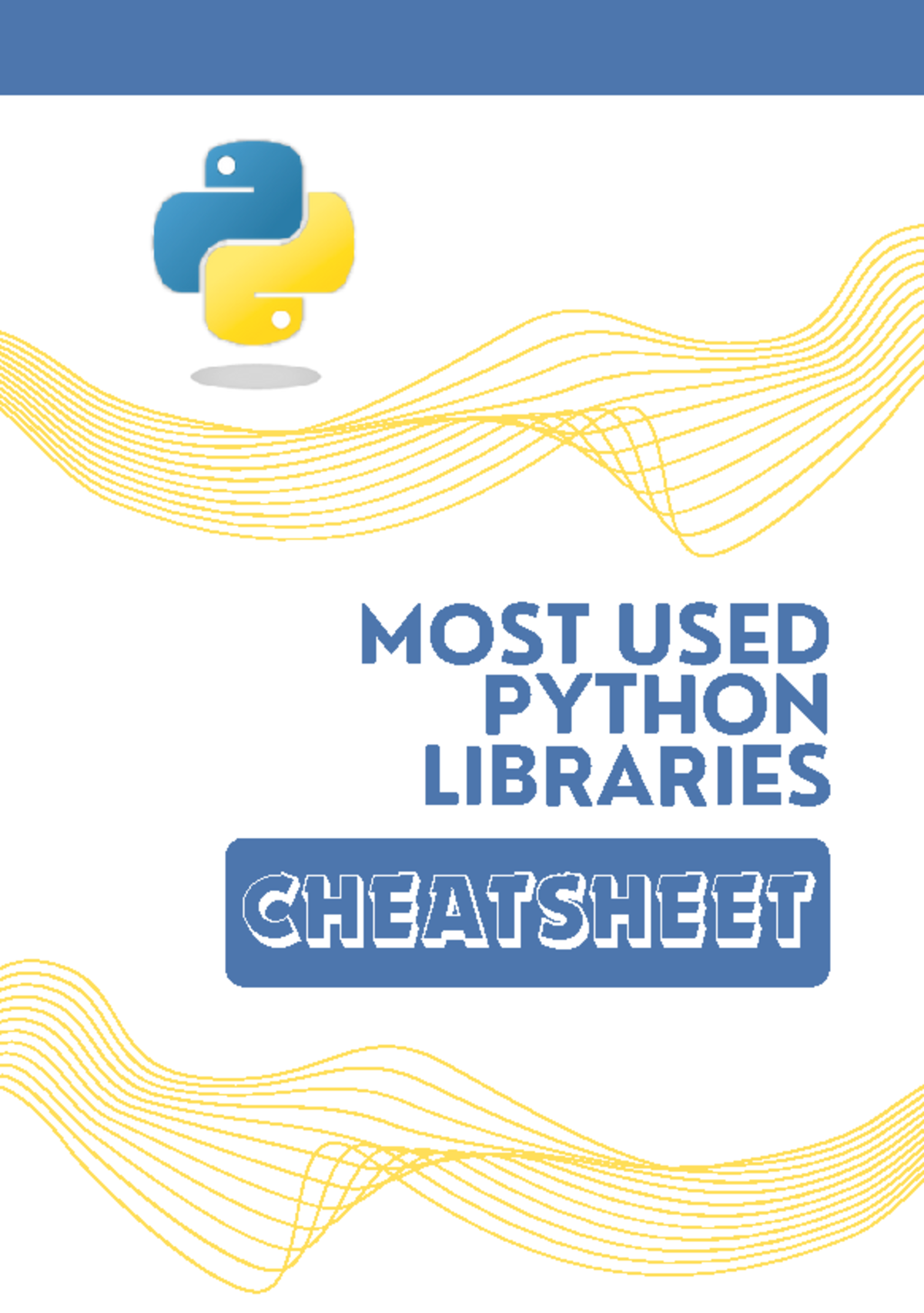 Most Commonly used Libraries in Python Cheat sheet 1722337571 - MOST USED PYTHON LIBRARIES - Studocu