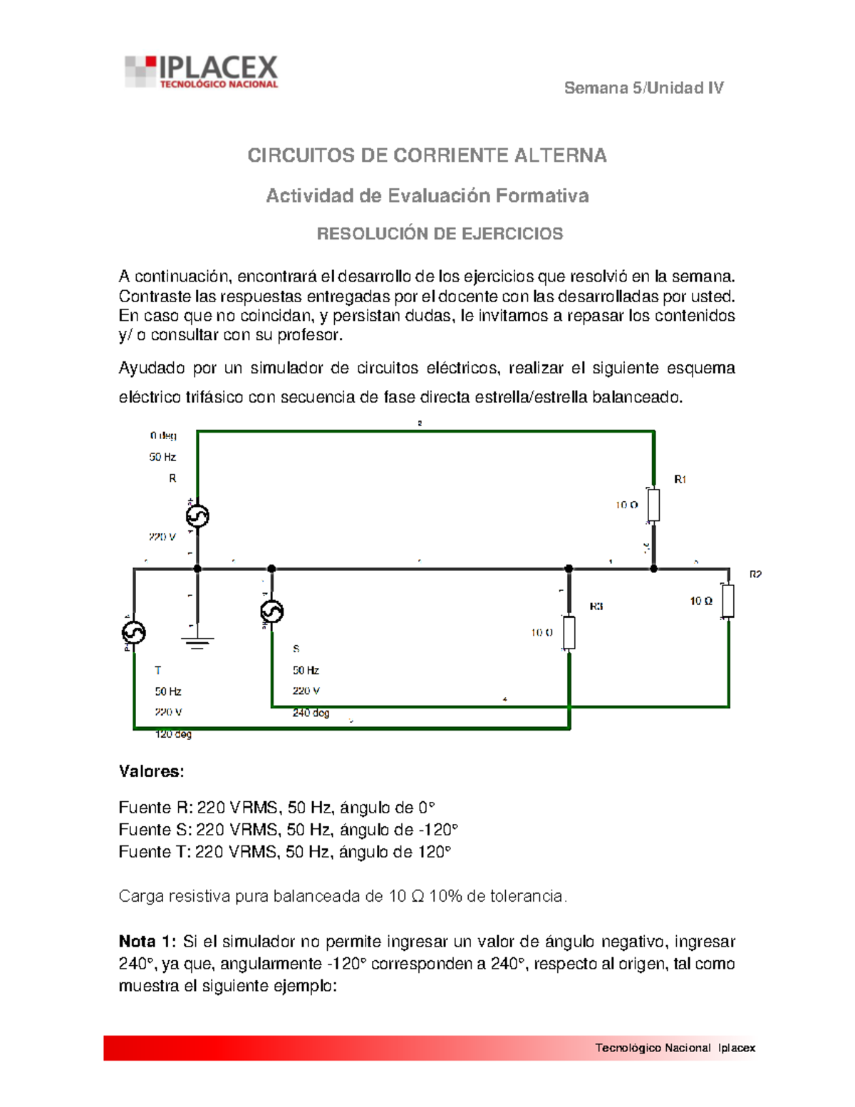 R5 - Ejercicios Resueltos en Circuitos de Corriente Alterna - Studocu