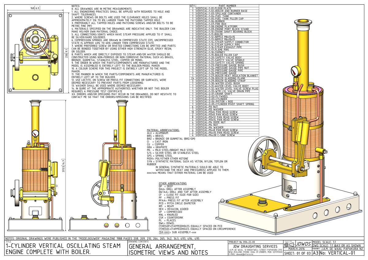 G3 - 38 - 50 - Cylinder Vertical Oscillating Steam - 373 14. 160 6. 230 ...