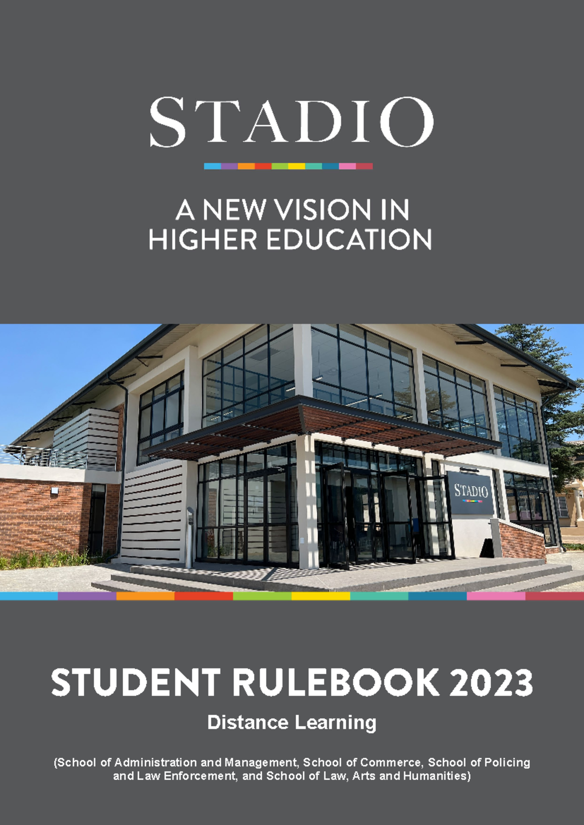 STADIO Distance Learning Student Rulebook 2023 Overview - Studocu
