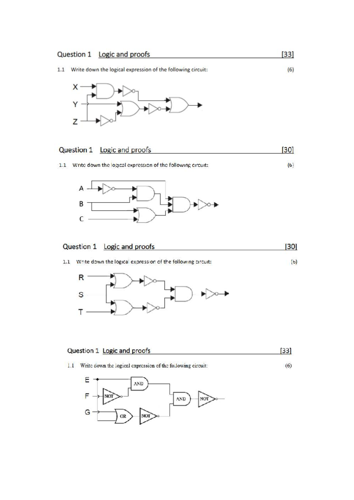 Homework Logic - ACTIVITY - AOP216D - Question 1 Logic and proofs 1 ...