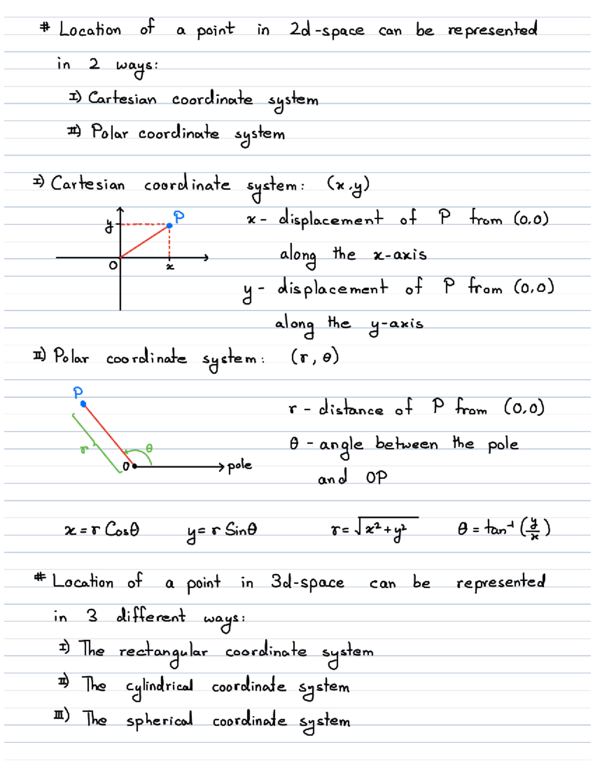 Slide - Conversion of Points: Rectangular, Cylindrical & Spherical ...