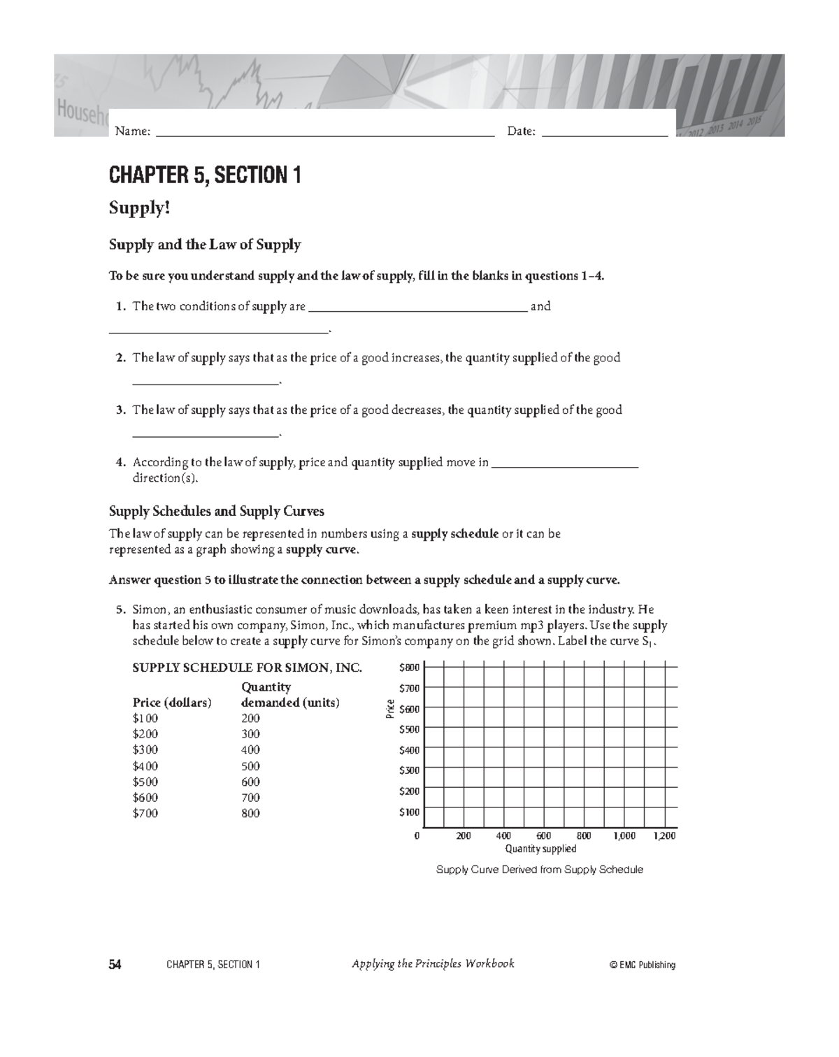 CH 5 Supply Workbook Answers - Detailed Exercises & Concepts - Studocu