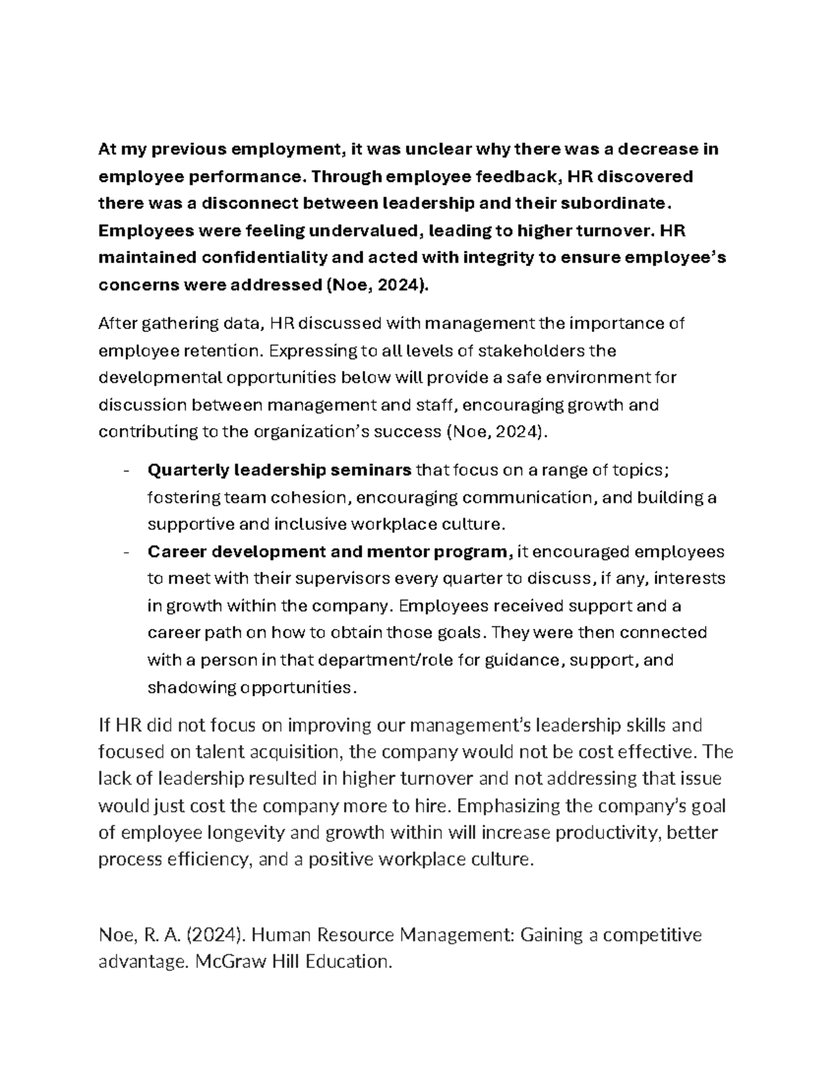 HR 1-1 Discussion: Elevating Performance Through Strategic Partnership ...