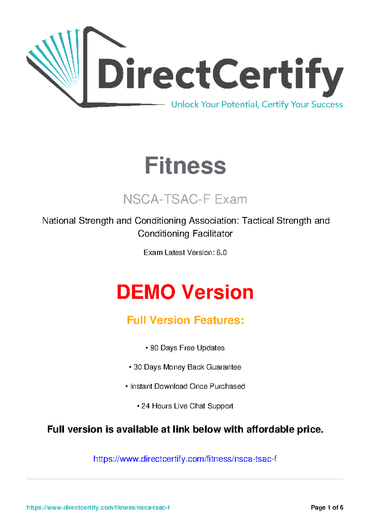 NSCA-TSAC-F Final Exam: Tactical Strength & Conditioning Q&A Guide ...