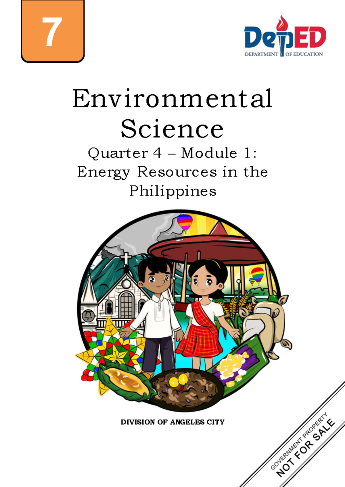 Grade 7 STE Environmental Science Q4 Module 1: Energy Resources in the ...