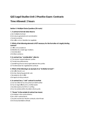 QCAA Biology Unit 2 Practice Exam - Which of the following is the ...