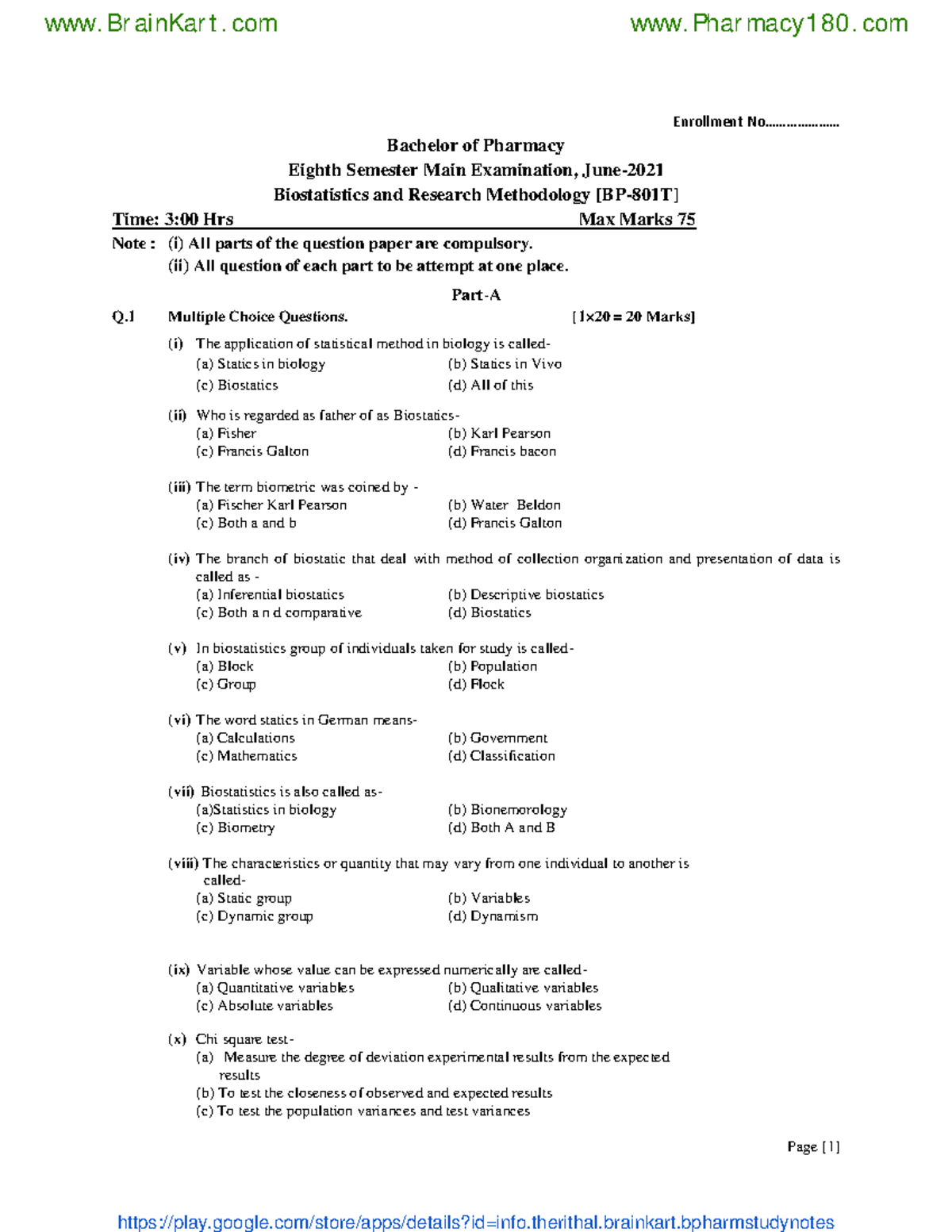 Social and Preventive Pharmacy - 2 Marks Important Questions & Answers ...