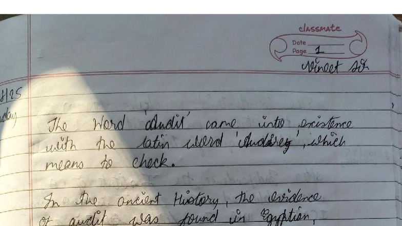 Auditing Theory and Practice Overview (Course Code: 4"257/1) - Studocu