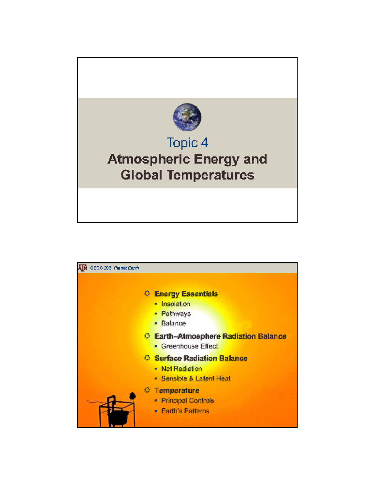 GEOG 203: Atmospheric Energy and Global Temperature Dynamics - Studocu