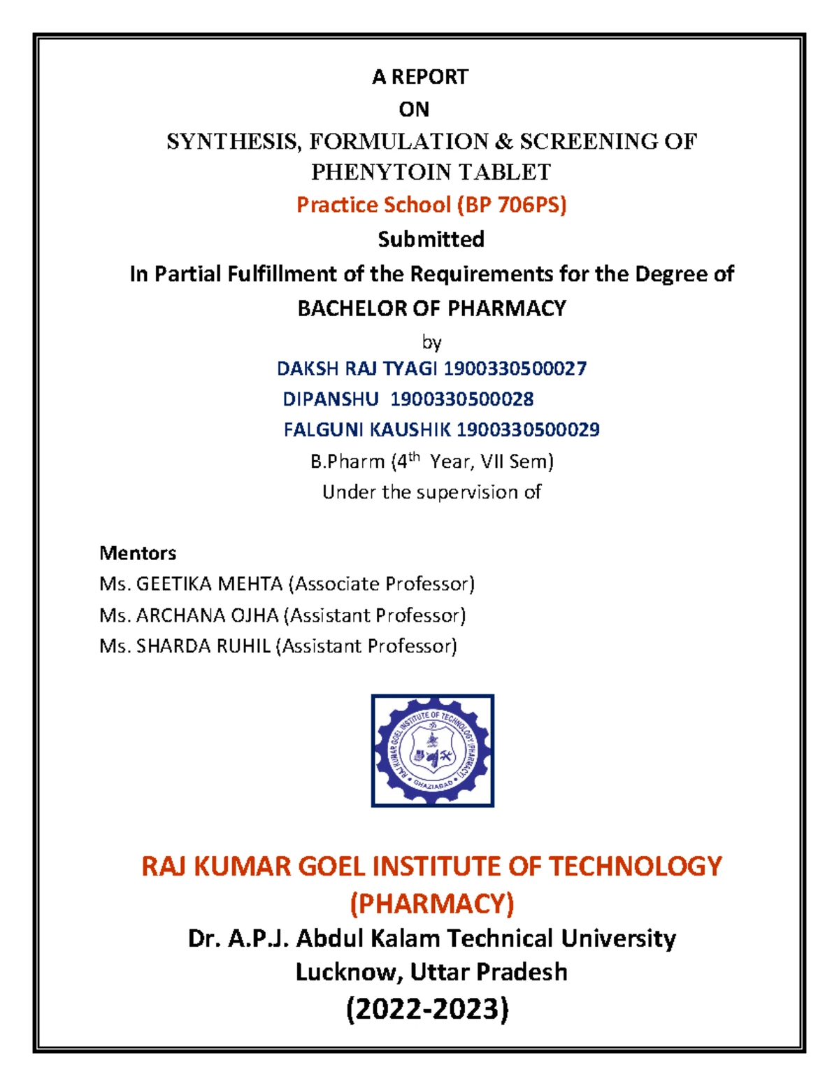 Analgesiometer SOP - ANALGESIOMETER Standard Operating Procedure (SOP ...