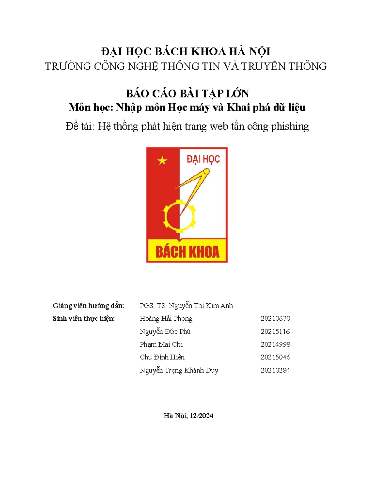 Group 26 report - bvbvc - ĐẠI HỌC BÁCH KHOA HÀ NỘI TRƯỜNG CÔNG NGHỆ ...