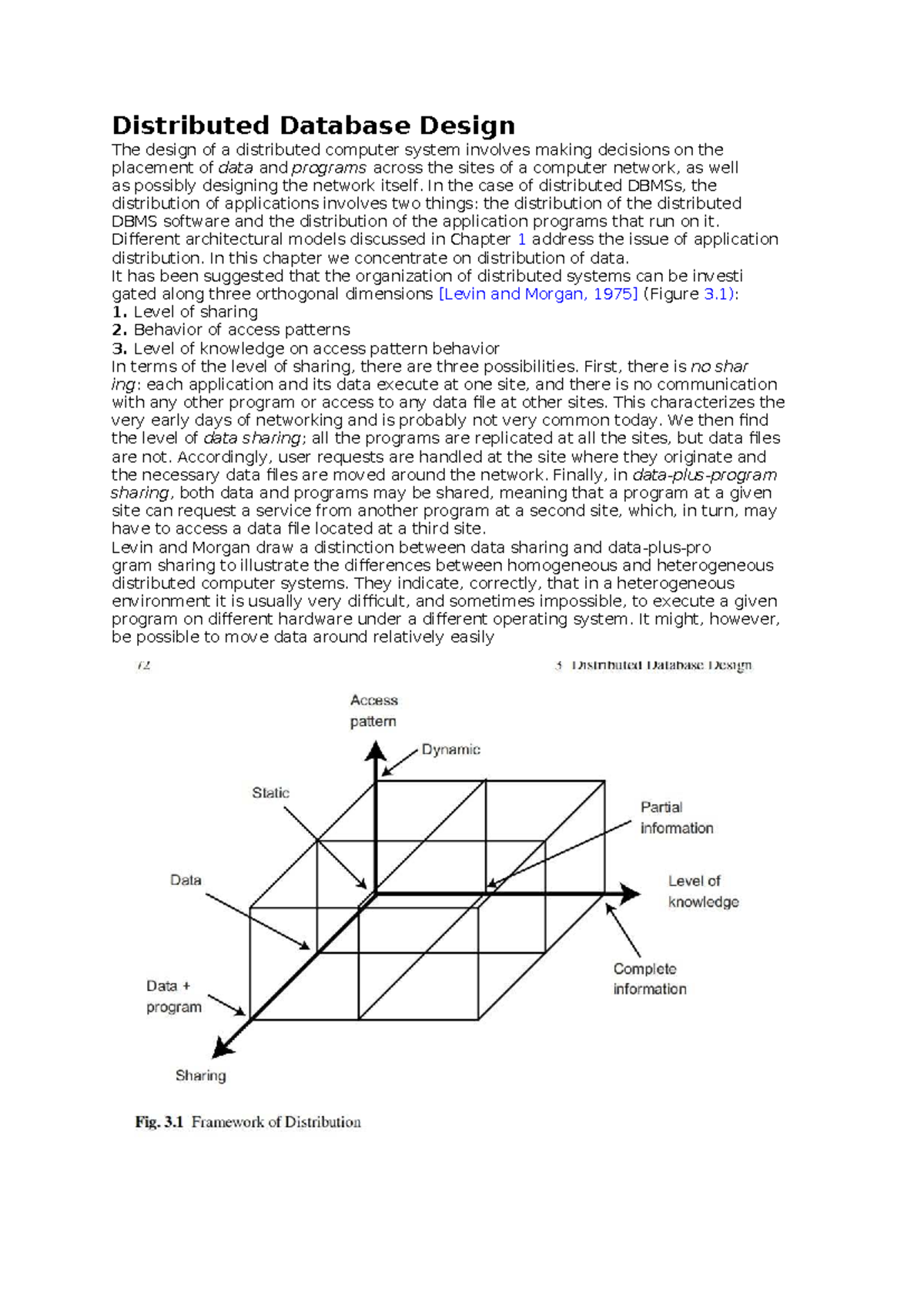 Distributed Database Design: Key Concepts and Issues - Studocu